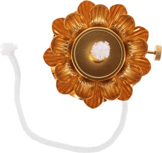 Valiclud Alloy Butter Lamp Holder Windproof Lotus Design Verstellbar Kerzenhalter f&uuml;r Butterlicht Teelicht Eleganter Kerzenst&auml;nder f&uuml;r Tempel und Wohnkultur