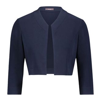 Vera Mont Vielseitige Jersey Bolero Jacke - - Jackets - Damen - Blau - S