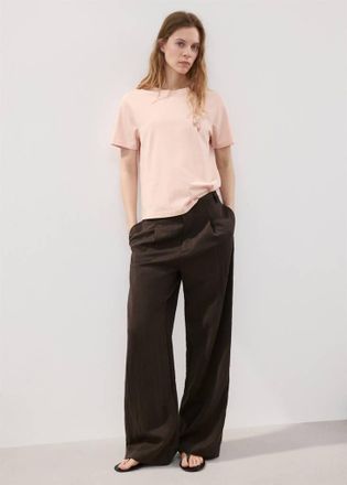 Mango T-shirt imprim&eacute; manches courtes rose pastel - Femme - XXS - MANGO