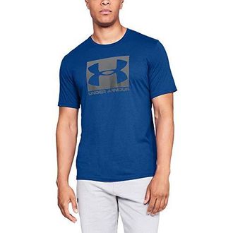 Under Armour Boxed Sportstyle Short-Sleeve T-Shirt Manches Courtes, Royal (400)/Graphite, 3XL Homme