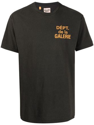 Gallery Dept. t-shirt à logo imprimé - Noir