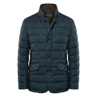 Moorer Steppjacke - - Jackets - Herren - Blau - M