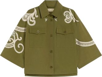 Max Mara Femme, Blouses et Chemises, Vert, Taille: 44 FR Wkdcomo Shirt Jacket