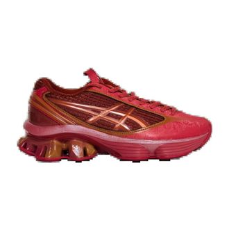 Asics Homme, Chaussures, Rouge, Taille: 38 EU Baskets Rouges Semelle en Gel Lacets