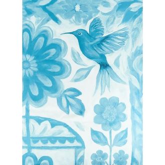 Petrusse Carr&eacute; de soie imprim&eacute;