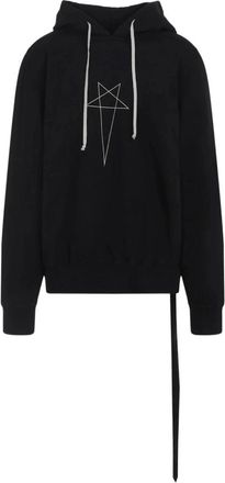 Rick Owens Herren, Sweatshirts & Hoodies, Schwarzk, SGr&ouml;&szlig;e