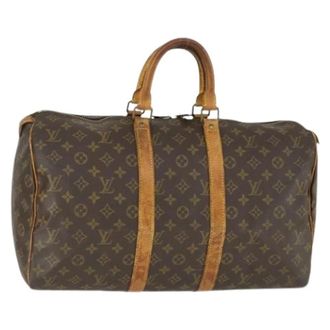 Louis Vuitton Sac Week-end Vintage Pre-owned - Femme - Pre-owned - Brun - Taille: ONE Size