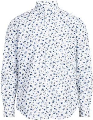 Eden Park Chemise en popeline de coton imprim&eacute; floral