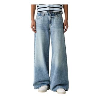 Levi's Middy Wide Leg - Femme - Jeans - Bleu - Taille: W26 L30
