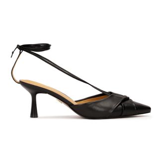 Kazar Schwarze Pumps mit Bindung um den Kn&ouml;chel - - Shoes - Damen - Schwarzk - 41 EU