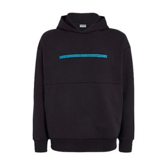 Calvin Klein Homme, Sweatshirts et sweats &agrave; capuche, Noir, Taille: XL Sweat &agrave; capuche avec logo en relief en Noir
