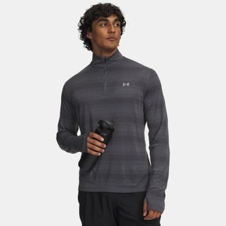 Under Armour Velociti Oberteil mit &frac14;-Zip f&uuml;r Herren Castlerock / Reflektierend XXL