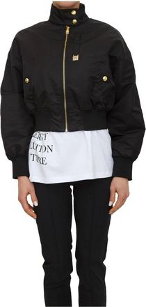Elisabetta Franchi Femme, Vestes, Noir, Taille: 42 FR Giubbino