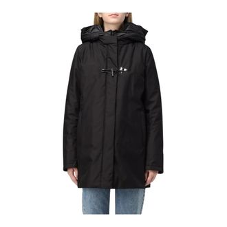 Fay Kapuzen Steppmantel - - Coats - Damen - Schwarzk - S