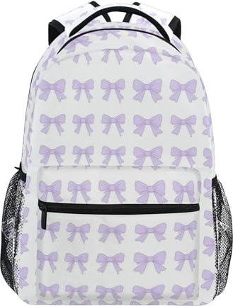 Generic Noeud Papillon Violet 23101469 Cartable Scolaire L&eacute;ger Cartables Scolaires Unisexe Sacs D&Eacute;cole Pour Pc Homme Sport 29X40Cm