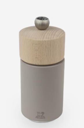 Peugeot Salzm&uuml;hle, 12 cm, kieselgrau, Buchenholz
