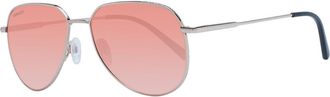 Serengeti Eyewear Casablanca Flieger-Sonnenbrille Rosa Farbverlauf