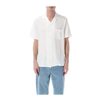 Portuguese Flannel Dogtown Camp Collar Shirt - - Shirts - Herren - Wei&szlig; - L