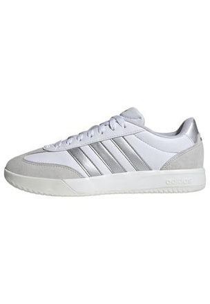 adidas Femme VL Court FC Shoes, FTWR White/Silver met./Grey One, 42 2/3 EU