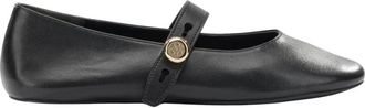 Tory Burch Femme, Chaussures, Noir, Taille: 37 EU Ballerines pour femmes Ss26