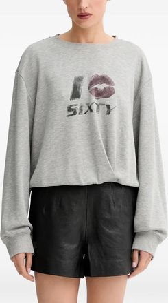 Miss Sixty graphic print sweatshirt - Grau