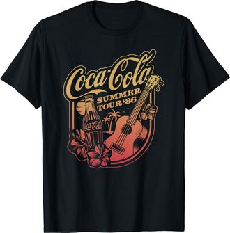 Coca Cola Ware Summer Tour 86 Warm Gradient Retro Poster T-Shirt