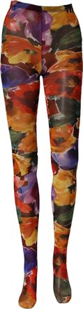 Dolce & Gabbana Floral Nylon Tights - Multicolor