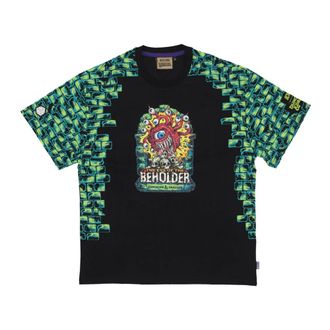 Octopus D&D Beholder Tee Schwarz Limited Edition - - Tops - Herren - Mehrfarbig - M