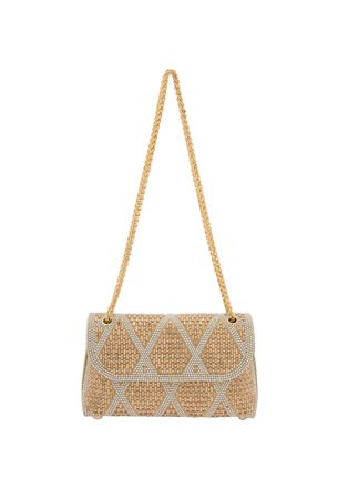 Faina Klappentasche Klappentasche Frauen Gold