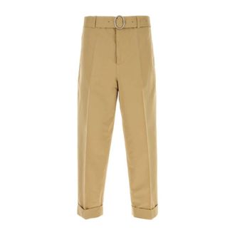 Jil Sander Beige Baumwollmischung Casual Hose - - Trousers - Herren - Beige - L