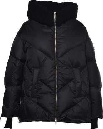 Baldinini Daunenjacke aus Wolle und Nylon - - Jackets - Damen - Schwarzk - M
