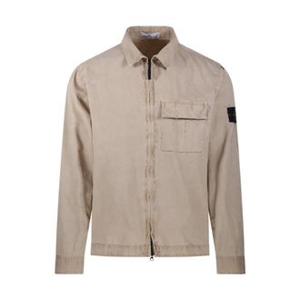 Stone Island Herren, Jacken, Beige, XLGr&ouml;&szlig;e