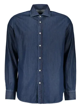Moorer chemise en jean - Bleu
