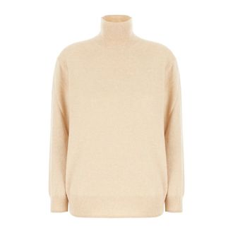 Malo Femme, Pulls, Beige, Taille: 36 FR Pull &agrave; col roul&eacute;