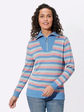 Witt Strickpullover Troyer-Pullover Langarm Jersey