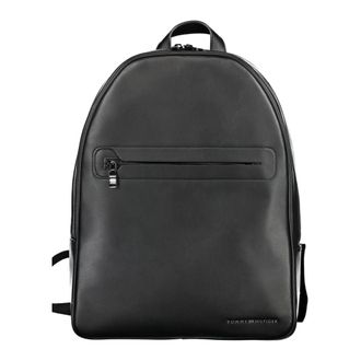 Tommy Hilfiger Schwarzer Herrenrucksack mit Laptopfach - - Bags - Herren - Schwarzk - ONE SIZE
