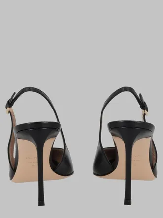 Tom Ford Slingback Leather Heel - Black