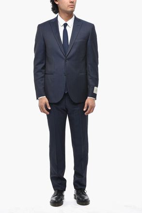 Corneliani CC COLLECTION Anzug aus reiner Schurwolle mit Spitzenrevers Corneliani