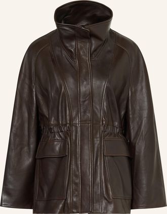 Nour Hammour Nour Hammour Lederjacke Quai braun