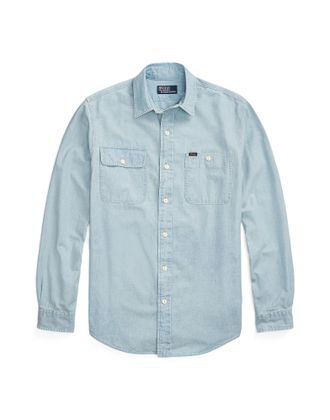 Ralph Lauren CLASSIC FIT INDIGO CHAMBRAY SHIRT