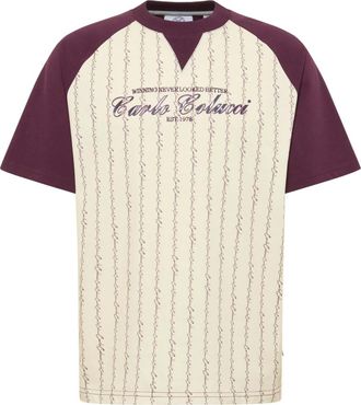 Carlo Colucci Homme, Tops, Beige, Taille: XL Raglan T-Shirt