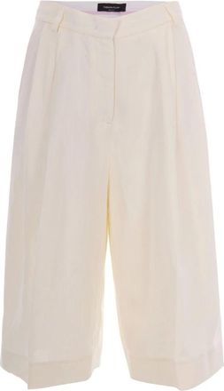 Fabiana Filippi Femme, Pantalons, Beige, Taille: 38 FR Cropped Pantalons