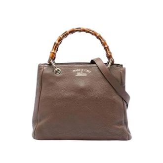 Gucci Pre-owned Bamboo Shopper - Femme - Pre-owned - Brun - Taille: ONE Size
