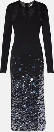 Carolina Herrera Robe de cocktail &agrave; sequins