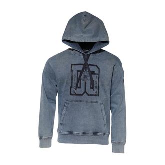 Dolce & Gabbana Blaue Kapuzenpullover Sweater - - Sweatshirts & Hoodies - Herren - Blau - L