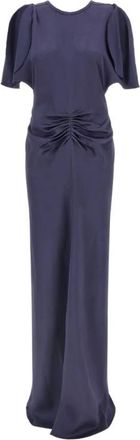 Victoria Beckham Femme, Robes, Bleu, Taille: 38 FR Gowns