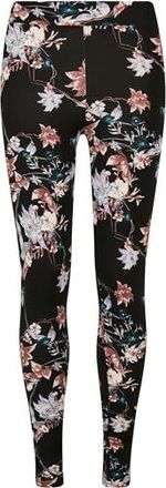 Urban Classics Leggings AOP Soft Femme Legging Noir S 92% Polyester, 8% Élasthanne