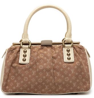 Louis Vuitton Crossbody Bags - Monogram Mini Lin Trapeze PM - Gr. unisize - in Braun - f&uuml;r Damen