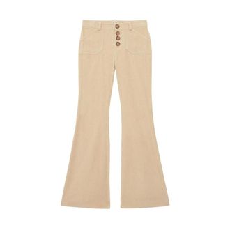 Ines De La Fressange Femme, Pantalons, Beige, Taille: 42 FR Charlotte Pantalons