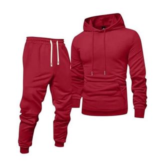 Generic Surv&ecirc;tement cargo 2 pi&egrave;ces pour homme - Surv&ecirc;tement de sport 2 pi&egrave;ces avec poches - Automne - Hiver - D&eacute;contract&eacute; - Confortable - Surv&ecirc;tement de cours